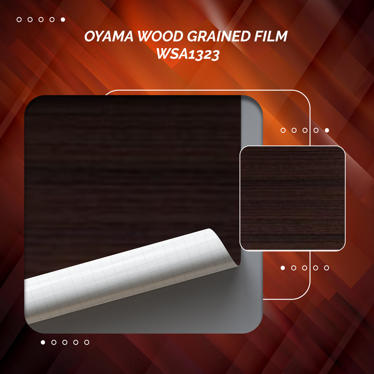 Oyama Wood Grained Sticker WSA1323 – SlymFitting