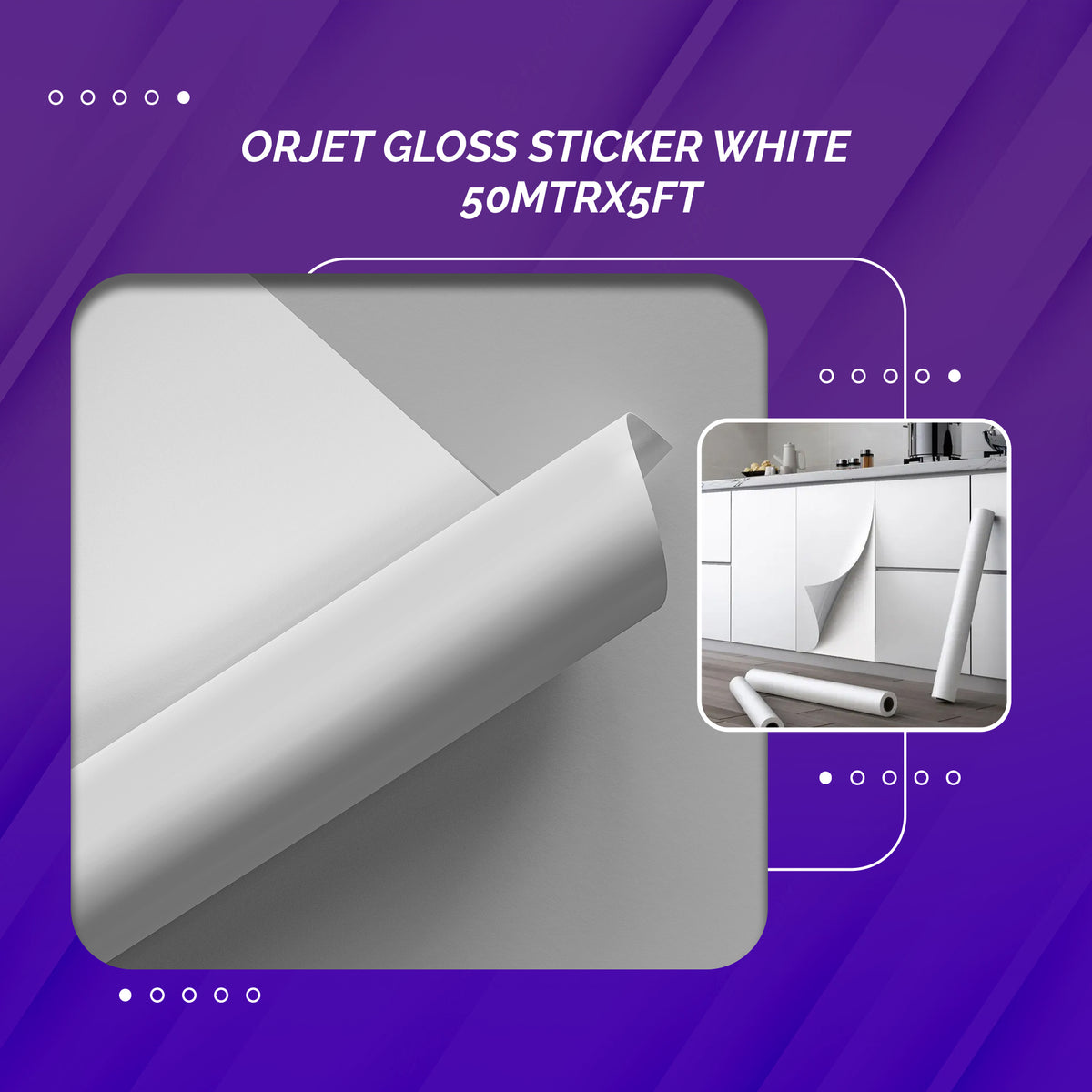 ORAJET Printable Sticker Matt White GO3551 RA 010 – SlymFitting