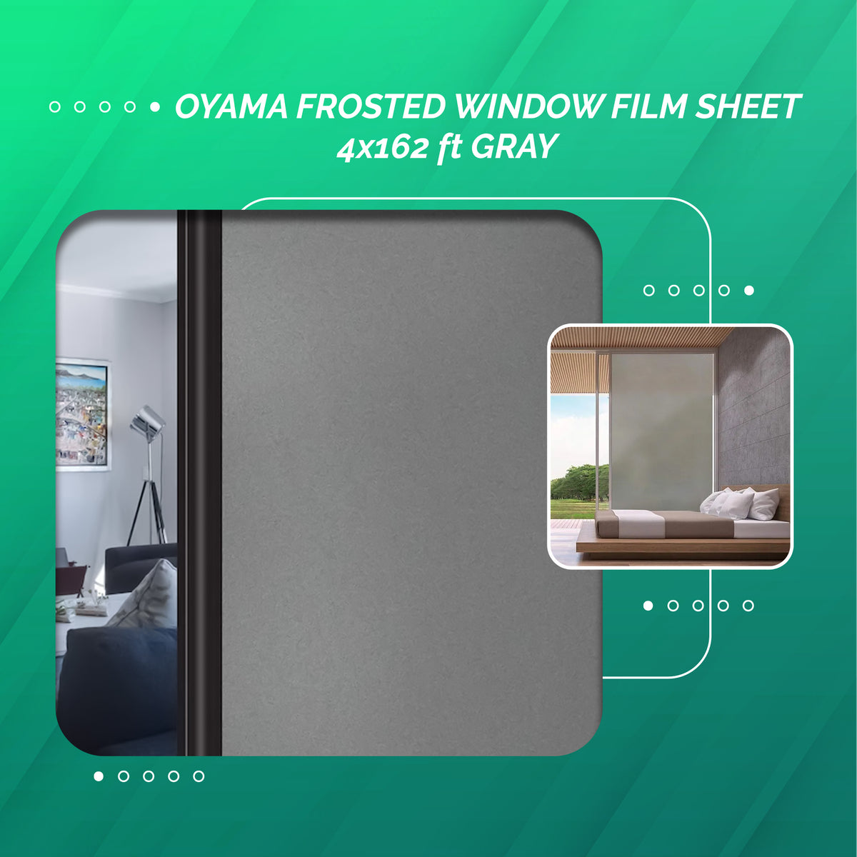 Oyama Frosted Sticker~JO213~Grey – SlymFitting