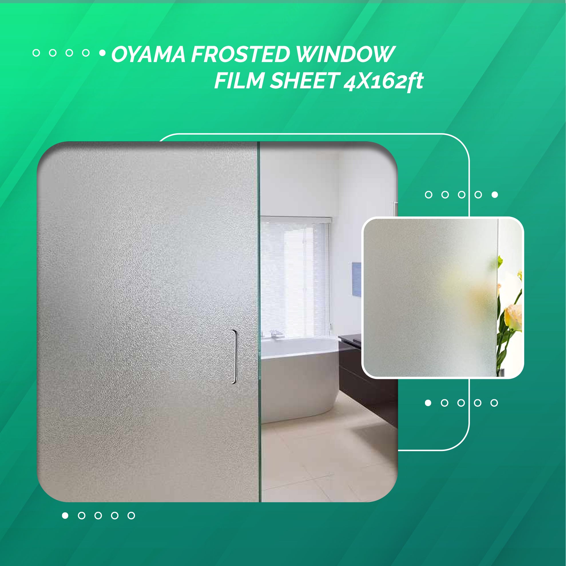 OYAMA Frosted Sticker~JO-82-01~White – SlymFitting