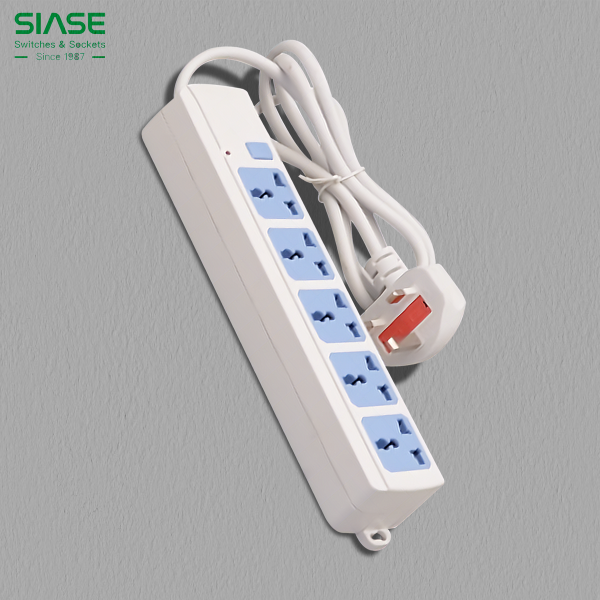 SIASE Universal Extension Socket Cable - 5way 13A 1.5m - S1-22 ...