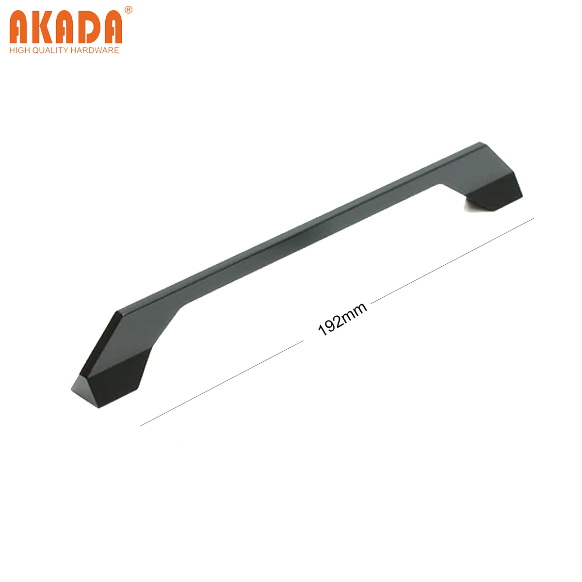 AKADA Cabinet Handle - 8374-192 - Black – SlymFitting