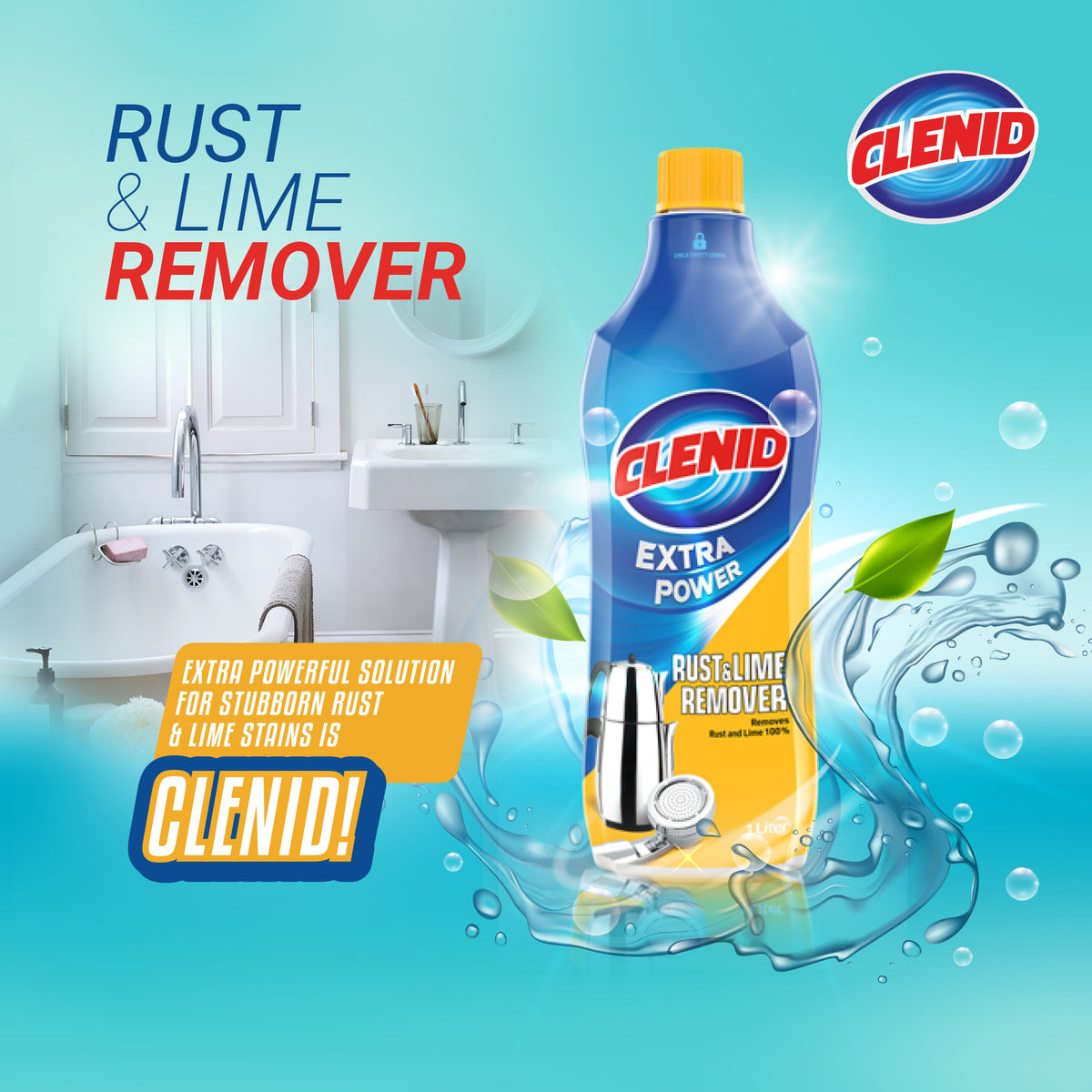 Clenid Rust and Limescale Remover - 1Ltr – SlymFitting